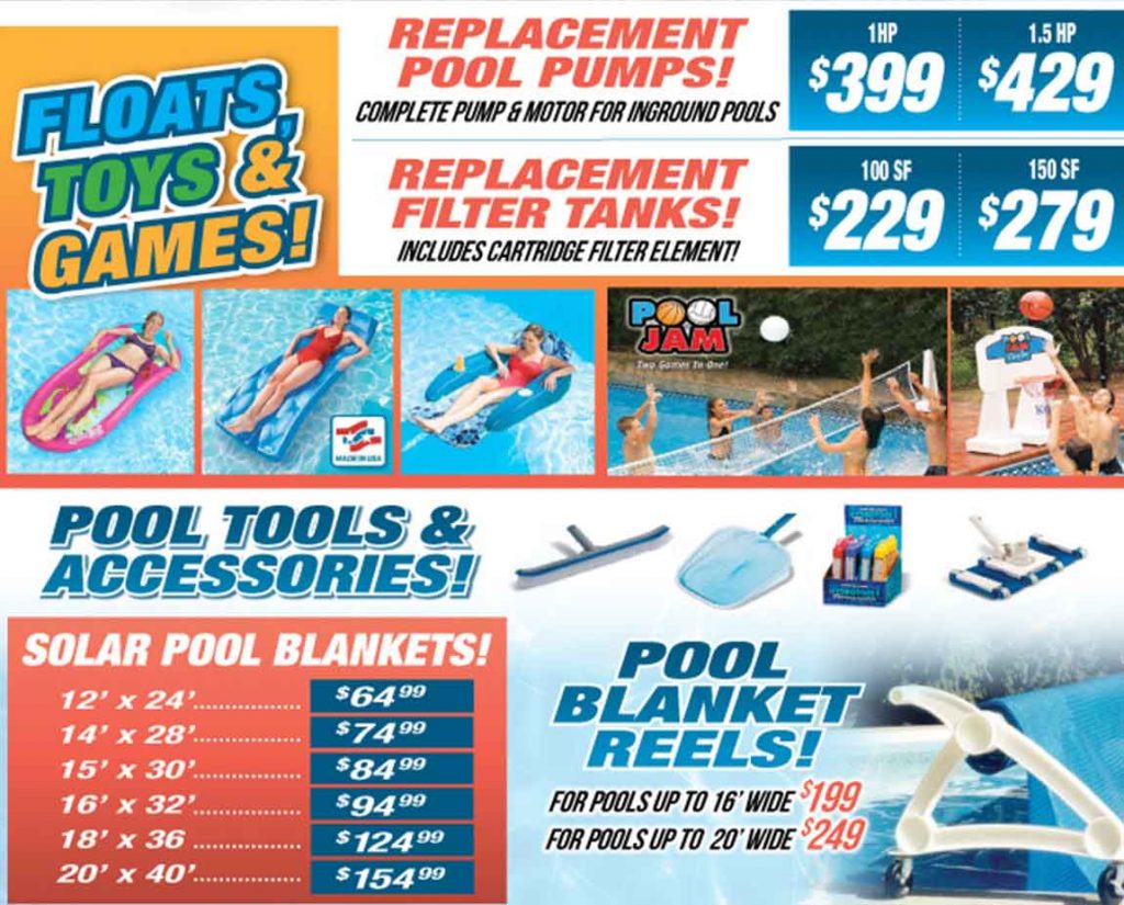 Pool Supplies, Accessories & Equipment | The Recreational Warehouse